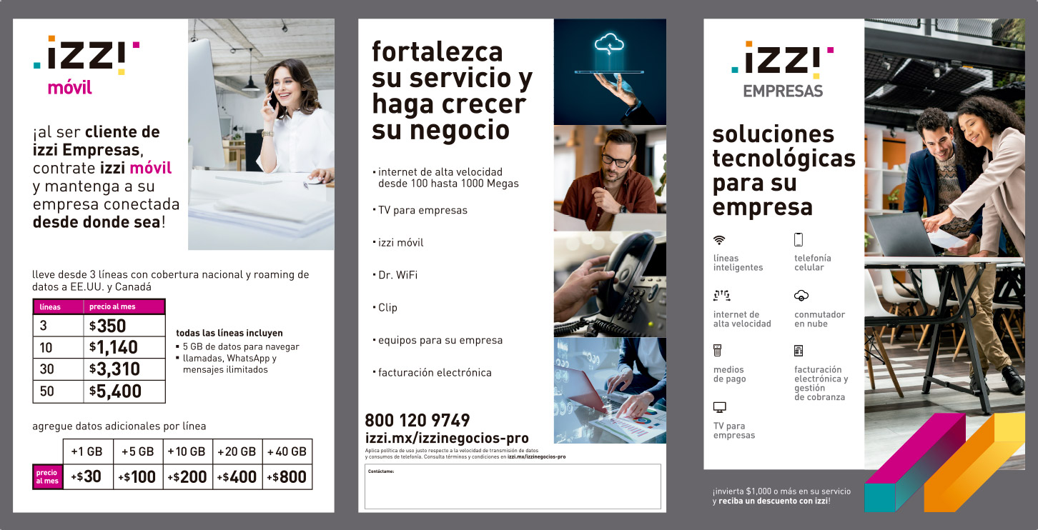 Díptico Negocios Pro Izzi